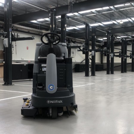 Nilfisk BR855 Ride On Scrubber Dryer For Sale